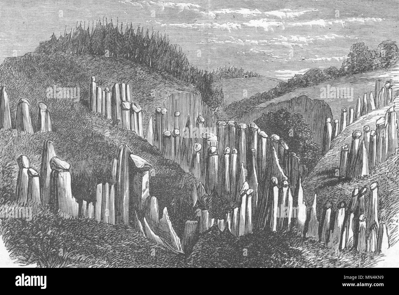 Earth pillars Black and White Stock Photos & Images - Alamy
