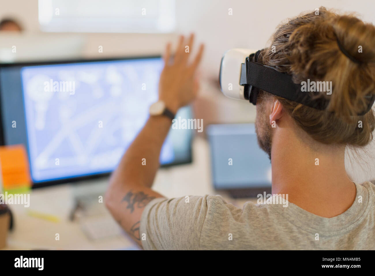 Young designer virtual reality hi-res stock photography and images - Alamy