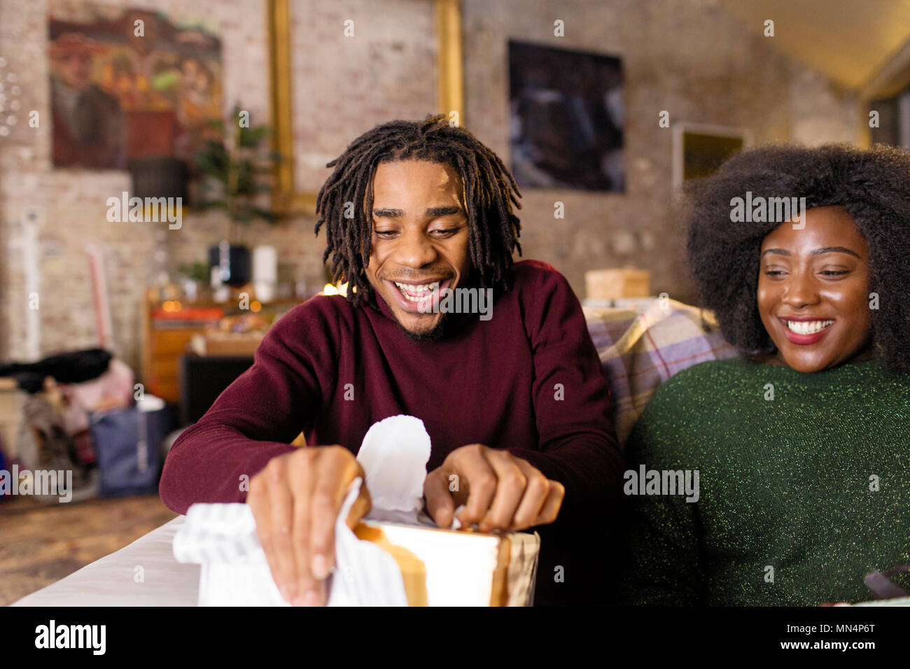Man opening hi-res stock photography and images - Alamy