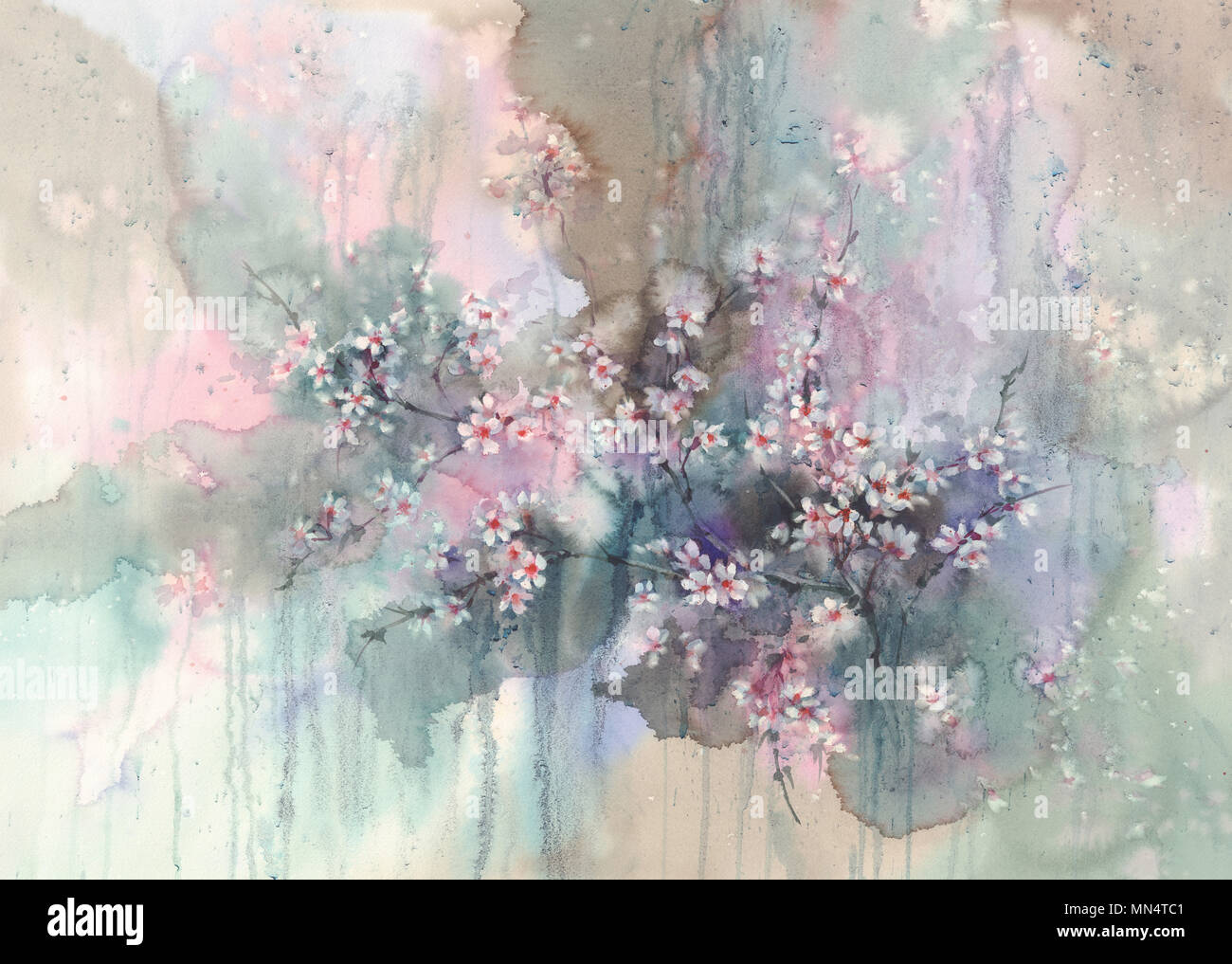 Rain of sakura hi-res stock photography and images - Alamy