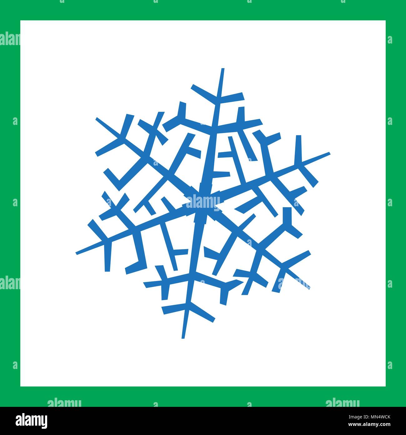 Frozen window on background Stock Vector Images - Alamy
