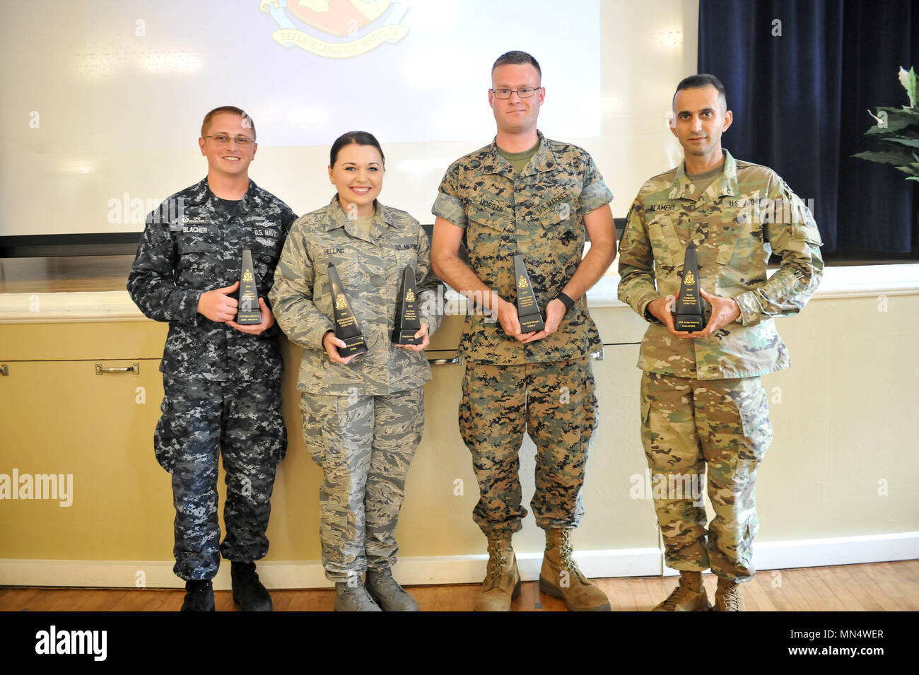 Runner-ups and the winner of the Command Language Professional of the ...