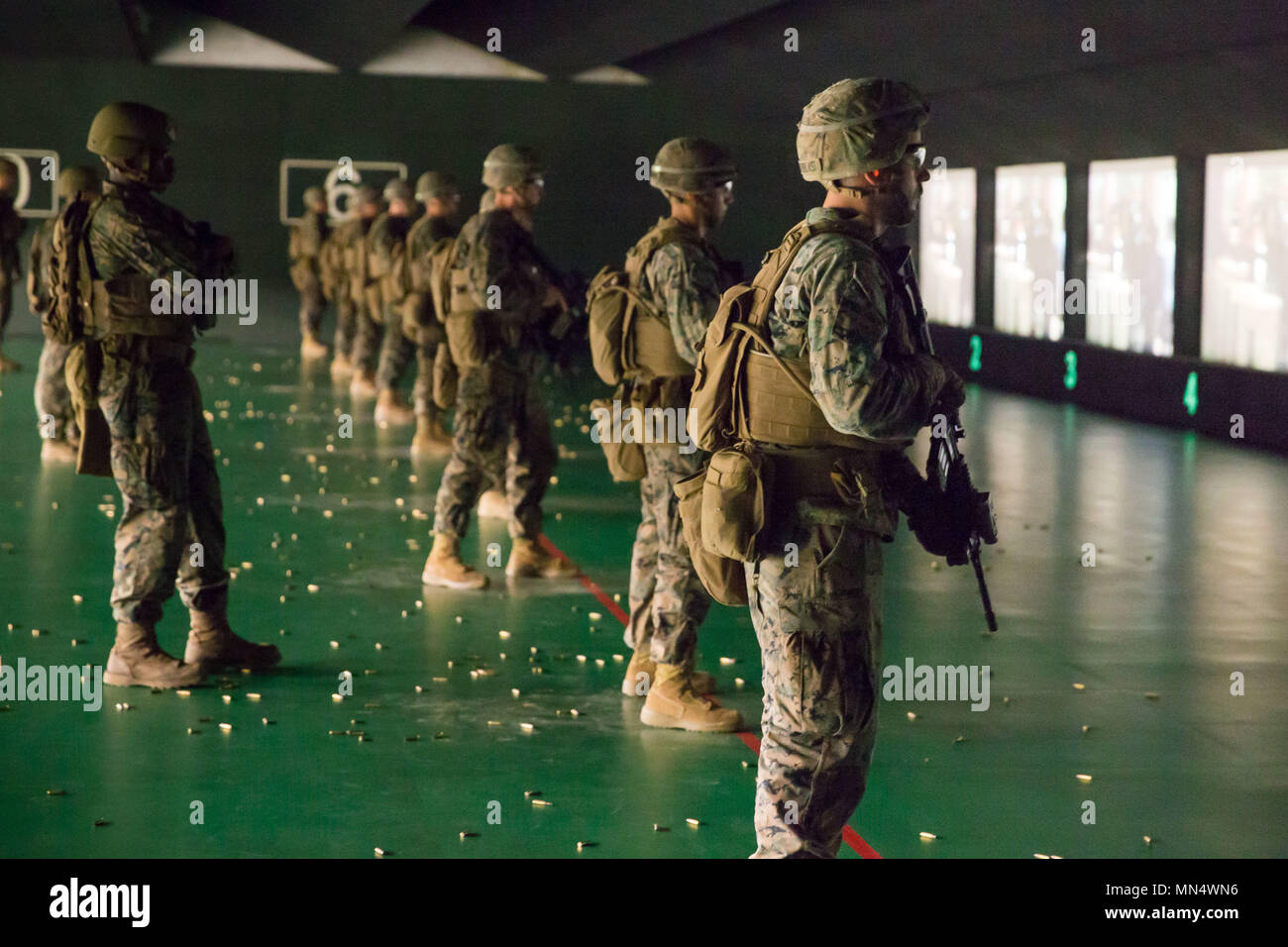 U.S. Marines and Sailors conduct live-fire scenario-based training at ...