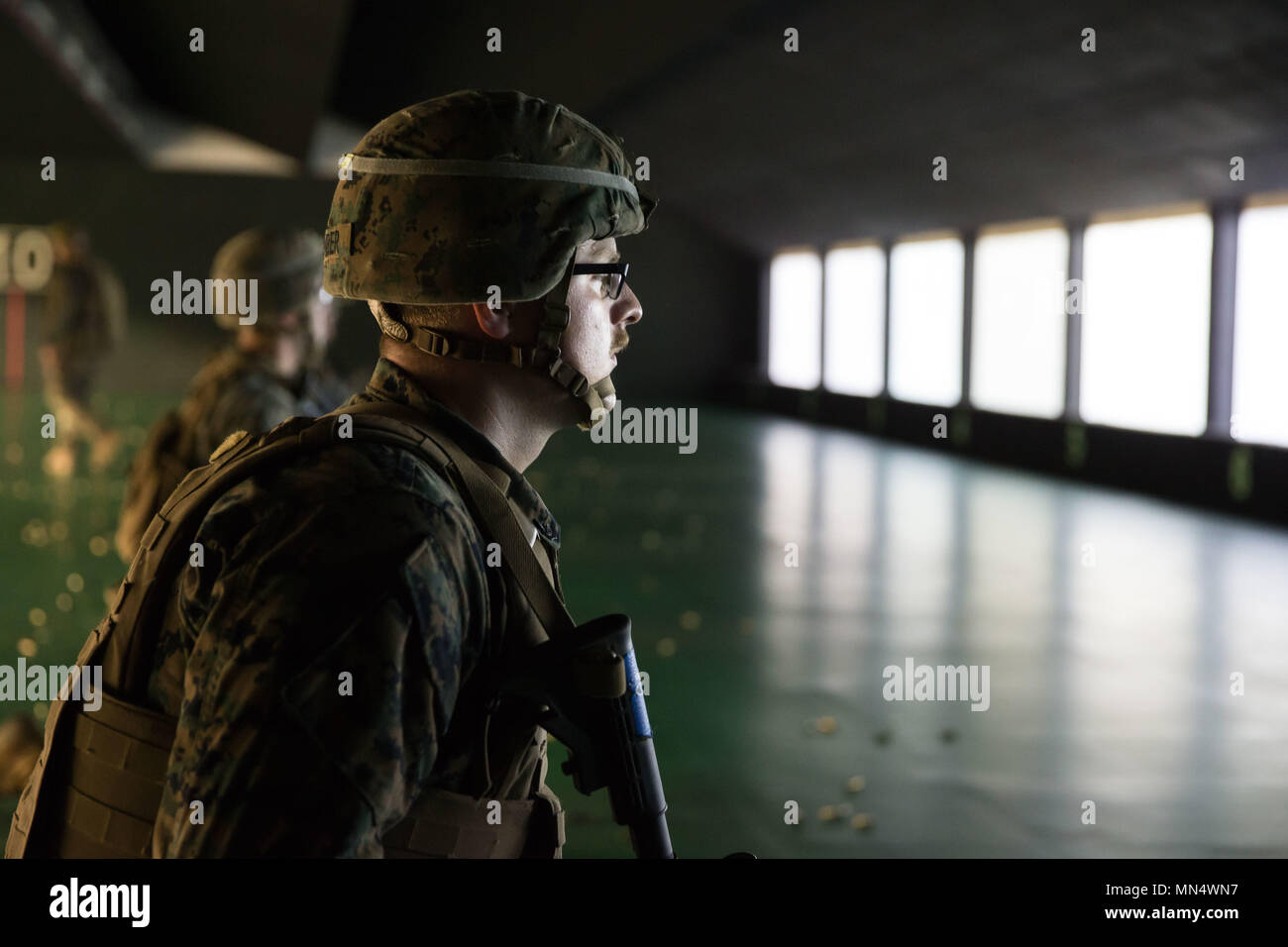 U.S. Navy HM3 Joshua Zamber, a platoon corpsmen with Bravo Company, 1st ...