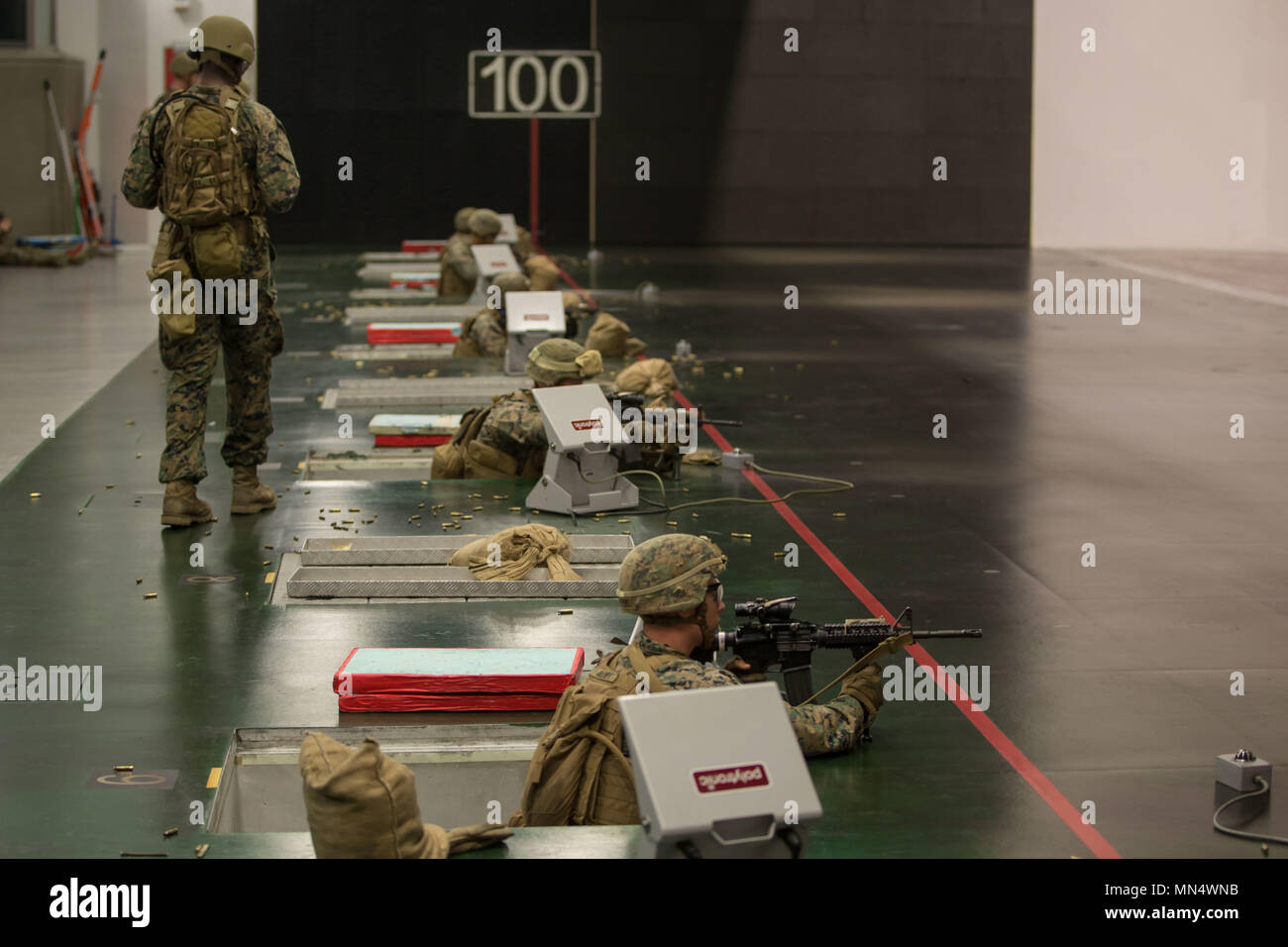 U.S. Marines and Sailors conduct live-fire training at the Singapore ...