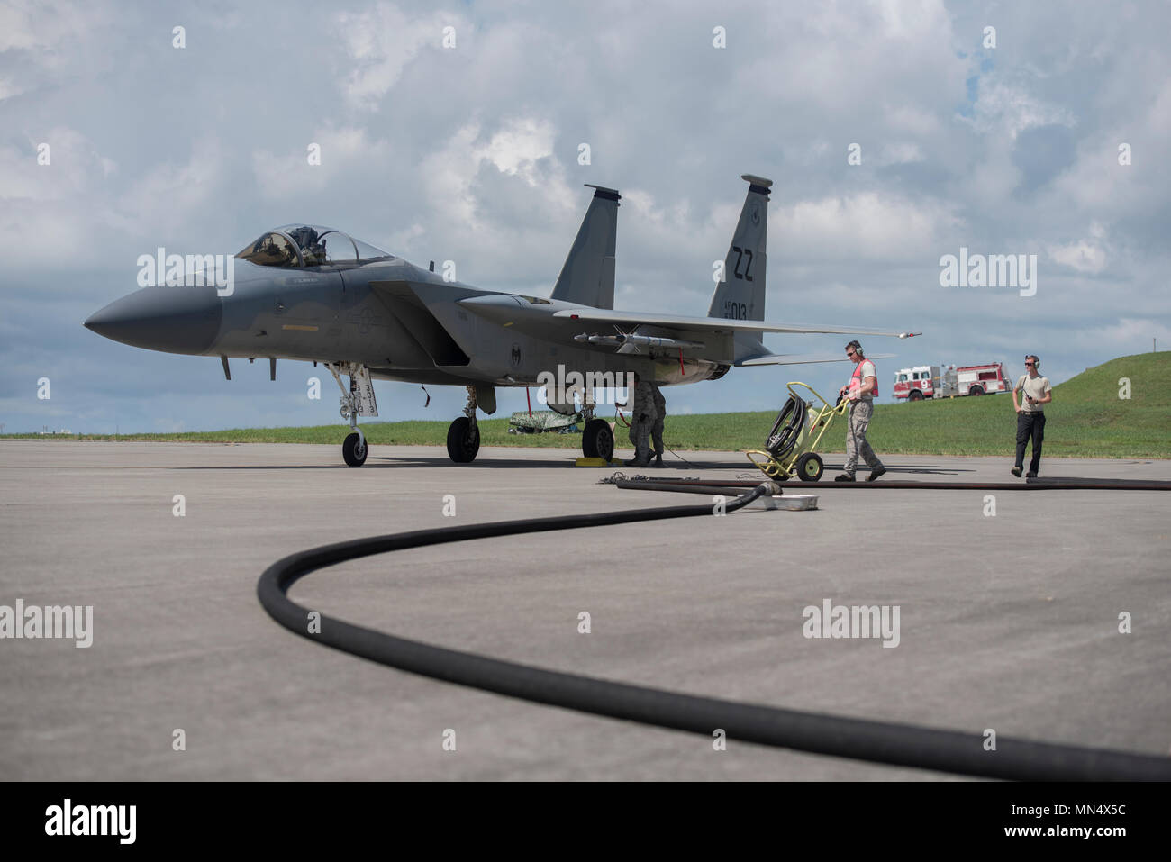 U.S. Airmen of the 36th Contingency Response Group, Anderson Air Force ...