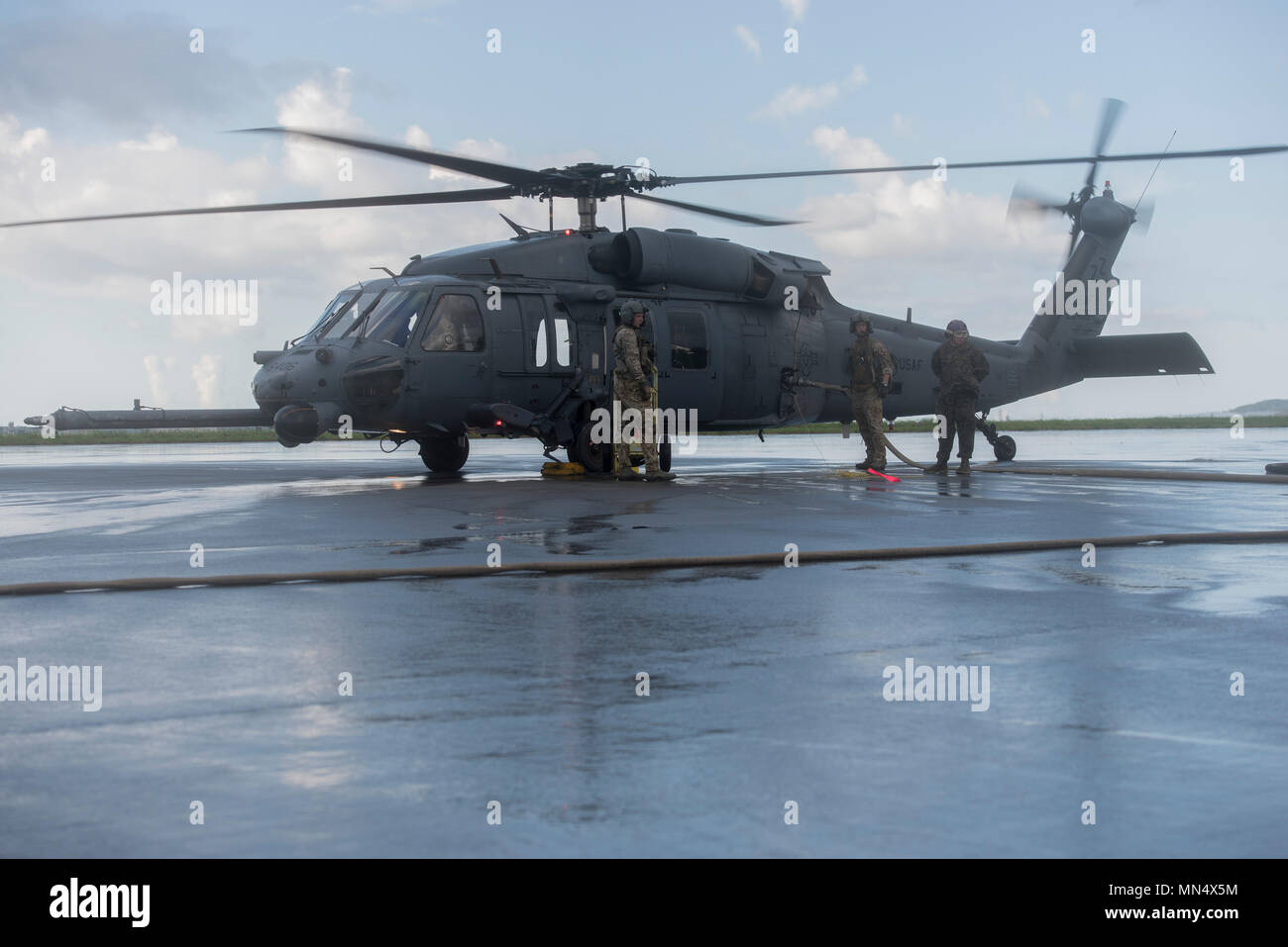U.S. Marines of Marine Wing Support Squadron 172, Camp Foster, Japan ...