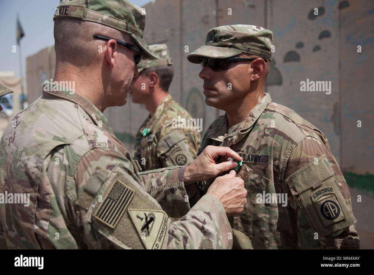 A U.S. Army Paratrooper, deployed in support of Combined Joint Task ...