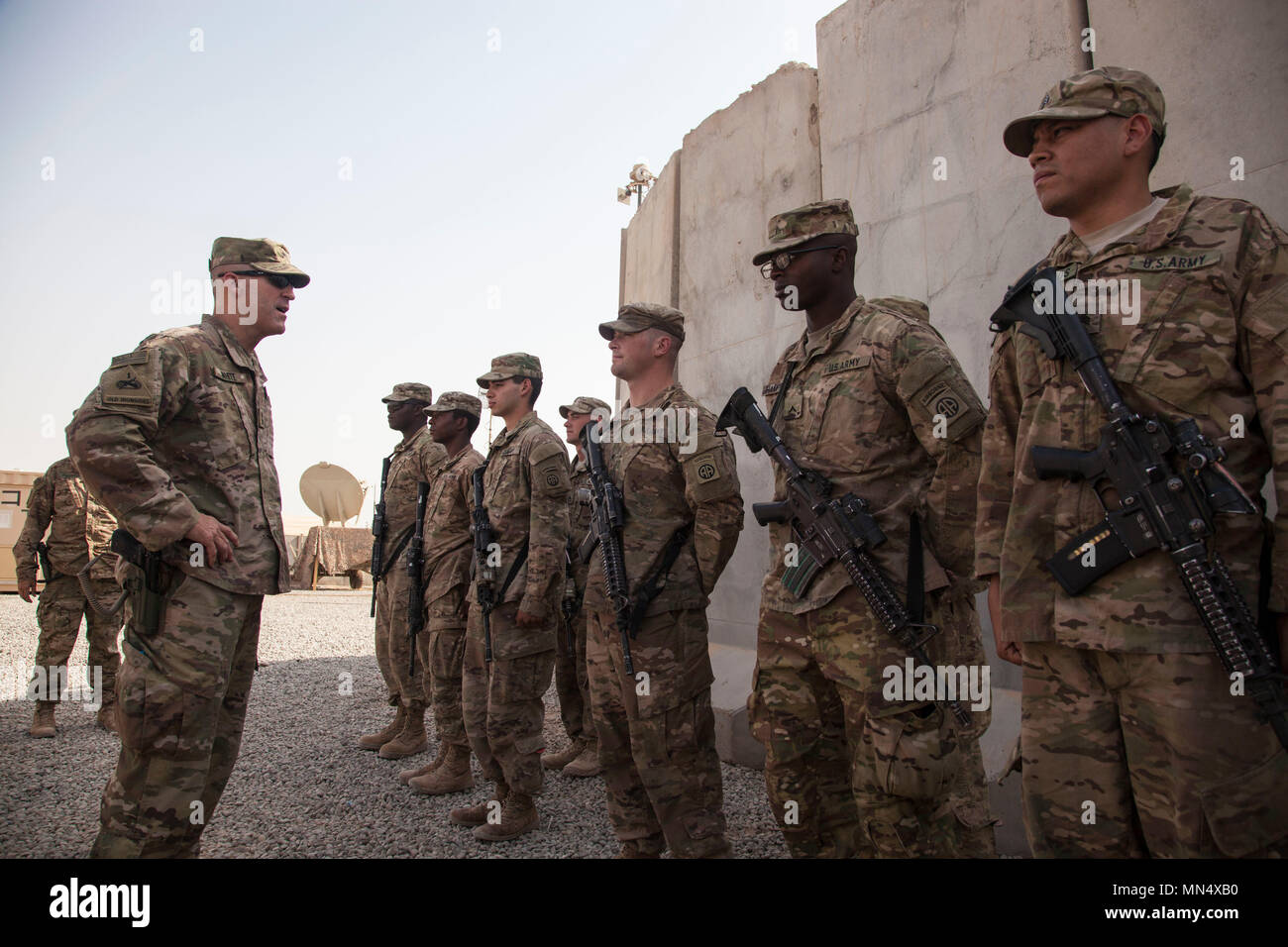 U.S. Army Maj. Gen. Robert White, commanding general of Combined Joint ...