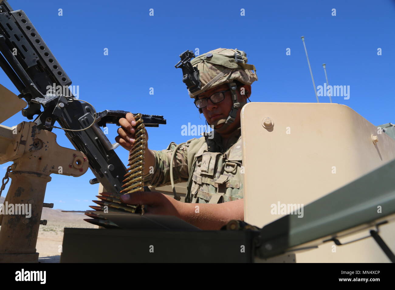 A U.S. Army Soldier assigned to 1st Battalion, 6th Infantry Regiment ...