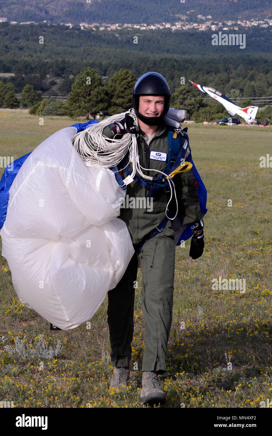 Cadet 2nd Class Lucas Van Epps, a Wings of Blue member and certified AM ...