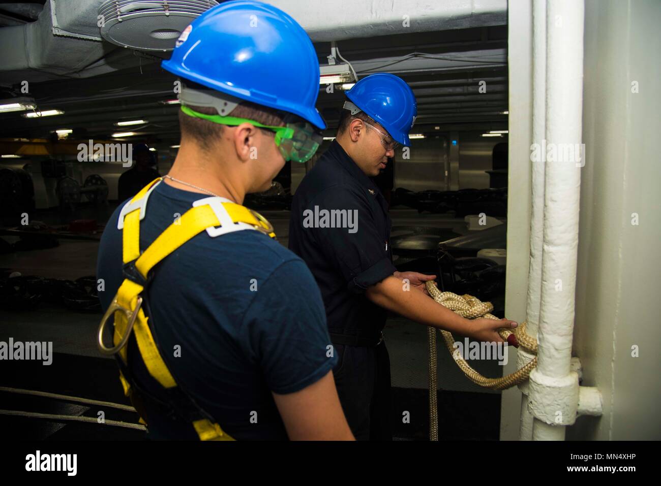 170830-N-LN243-007 PORTSMOUTH, Va. (Aug. 30, 2017) Seaman Apprentice ...