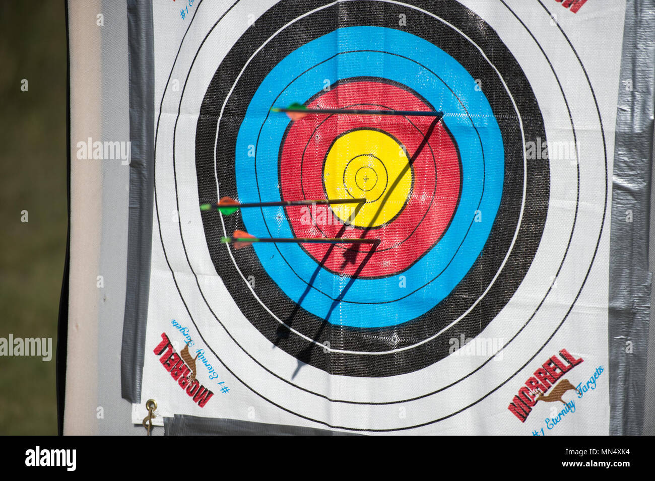 Three archery targets hi-res stock photography and images - Alamy