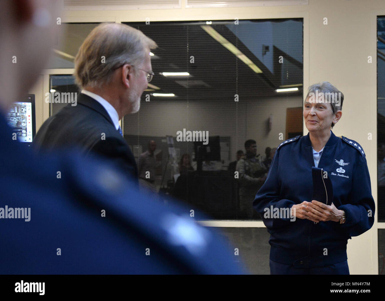 Gen. Ellen Pawlikowski, commander of Air Force Materiel Command, speaks ...