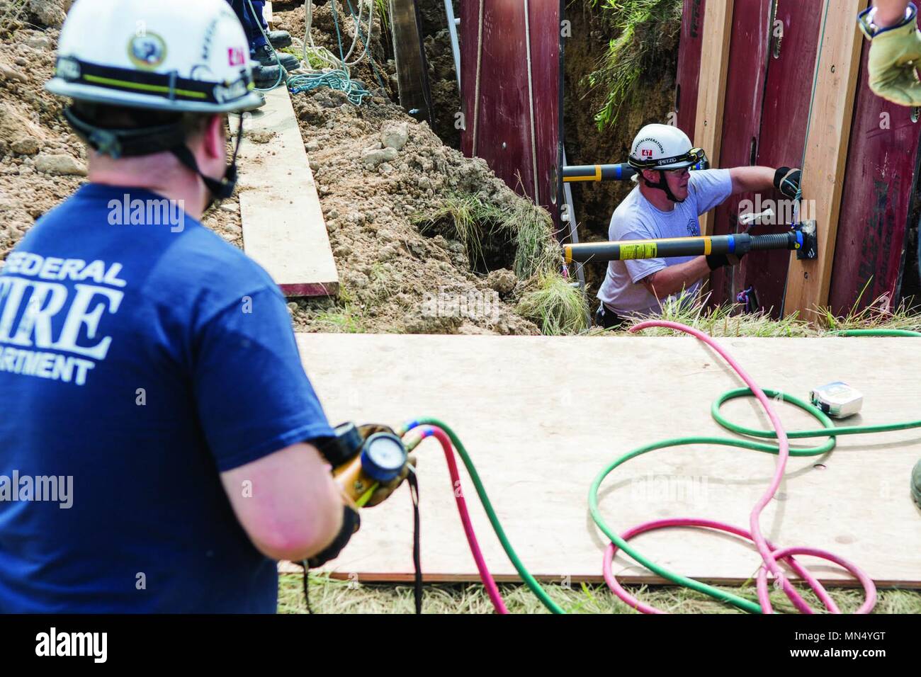 Tobyhanna Army Depot firefighters participate in Trench Rescue training ...