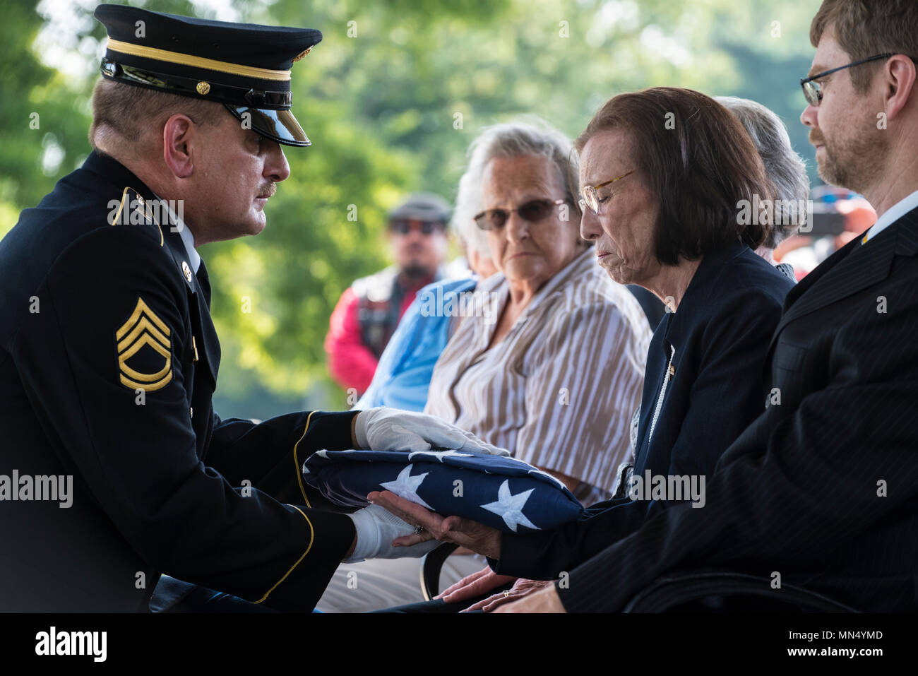 Linda Tinsley, cousin of U.S. Army Air Forces Staff Sgt. William ...