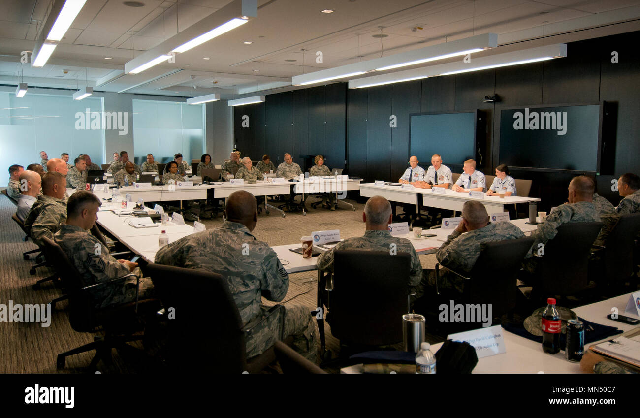 Members of the Air National Guard's Enlisted Field Advisory Council ...