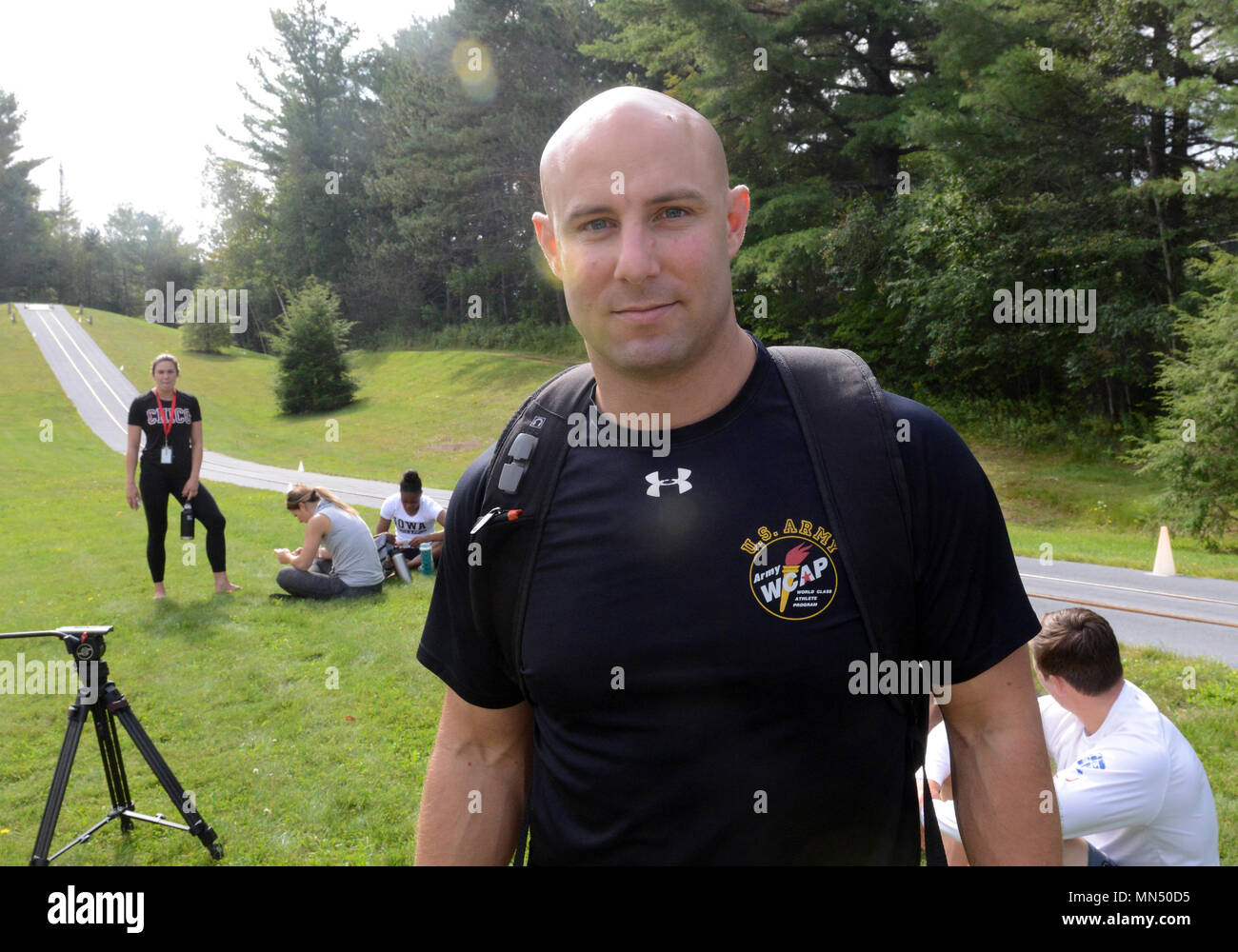 New York Army National Guard Sgt. Nick Cunningham, bobsled driver ...