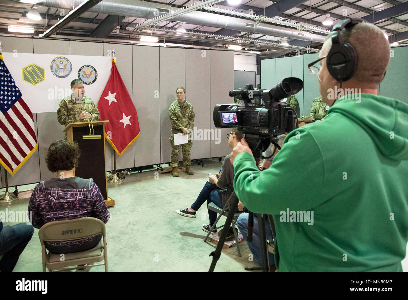 Maj. Gen. Michael Stone, Task Force 46 Commander, is questioned by ...