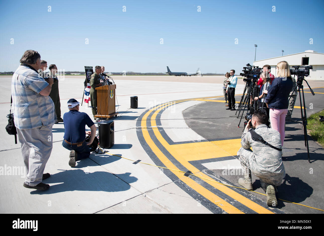 Thunder of Niagara Air Show key personnel, Col. Mark Larson, 914th Air ...