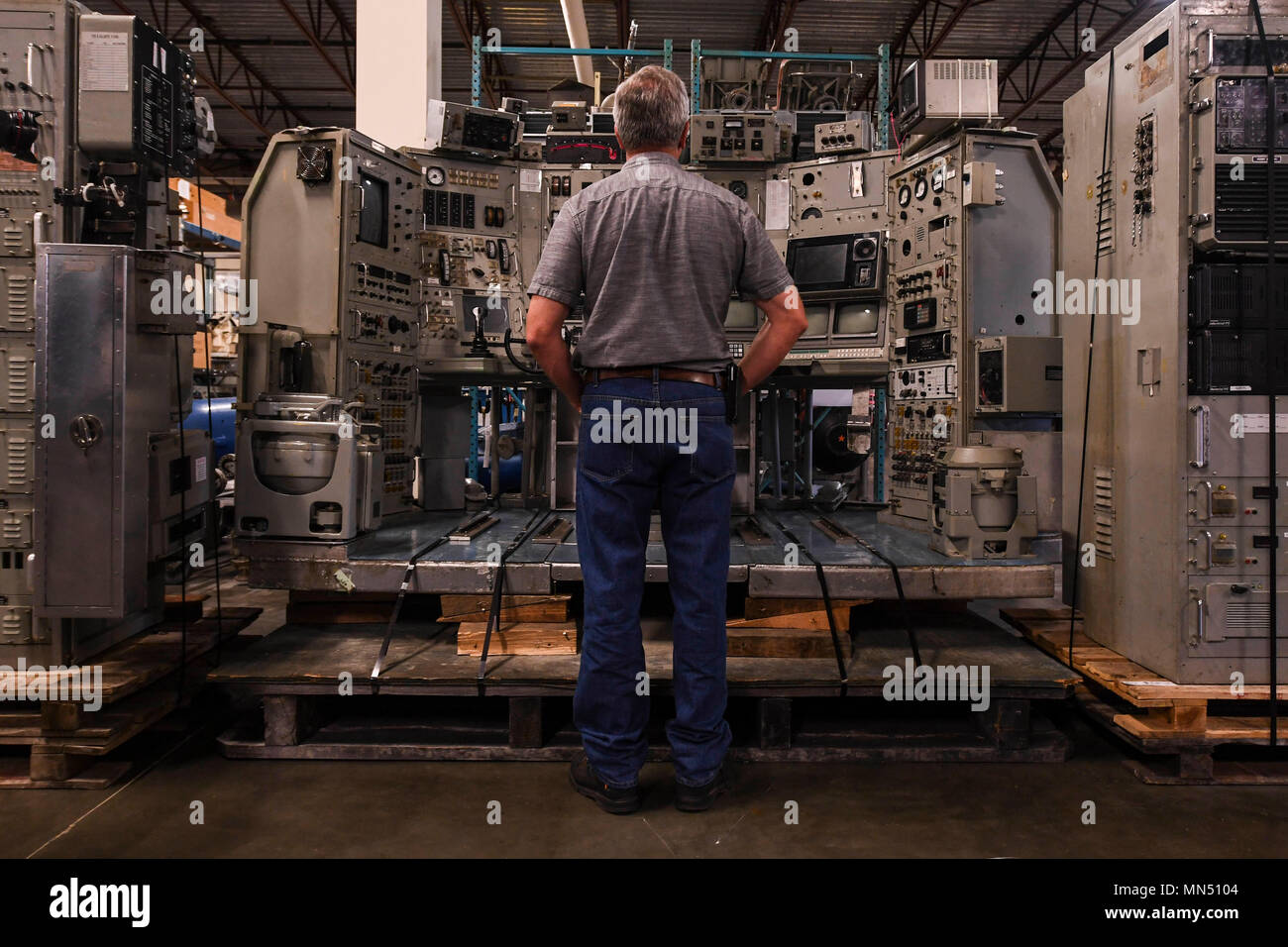 Nuclear submarine control room hi-res stock photography and images - Alamy
