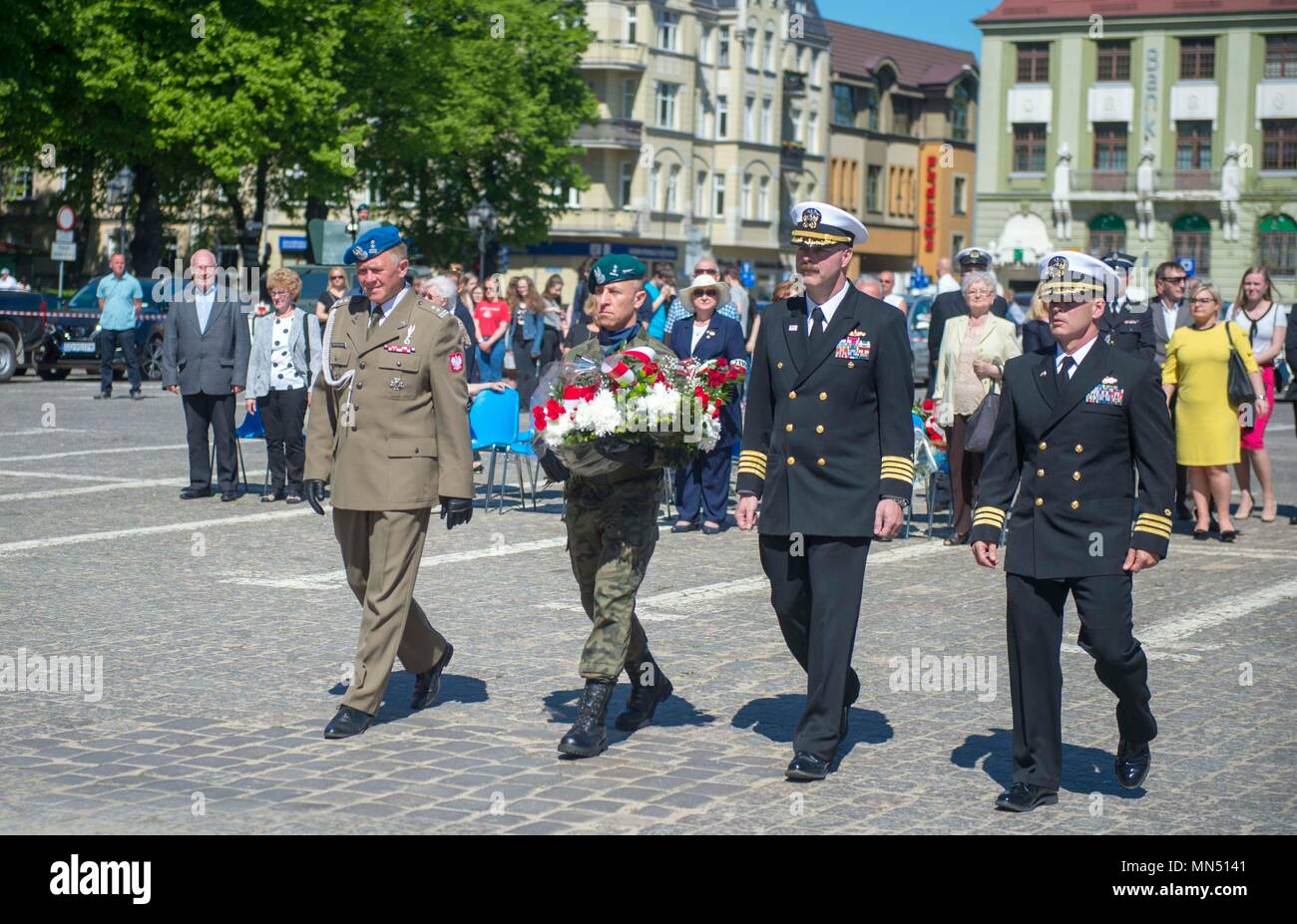 180508-N-ST458-0707 SLUPSK, Poland (May 8, 2018) Capt. Scott McClelland ...