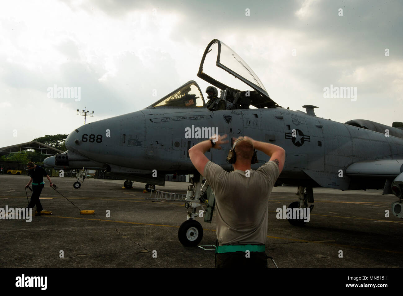 U.S. Air Force Airman 1st Class Andrew Webb, 51st Aircraft Maintenance ...