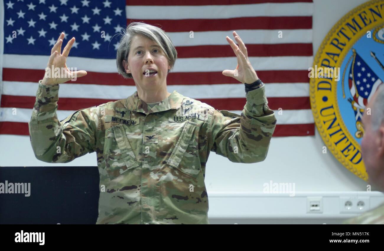 Chaplain Col. Karen Meeker, Landstuhl Regional Medical Center command ...