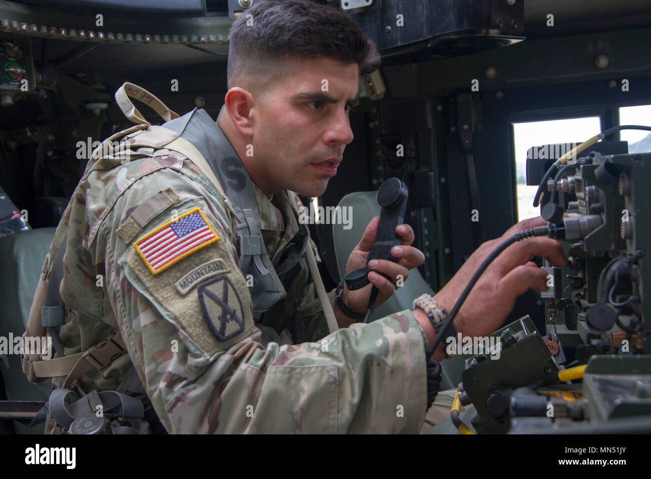 Spc. David Enriquez-Ortiz, an indirect fire infantryman in the ...