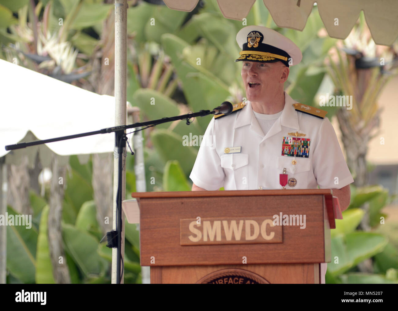 NAVAL AMPHIBIOUS BASE CORONADO, Calif. Rear Adm. John Wade, outgoing ...