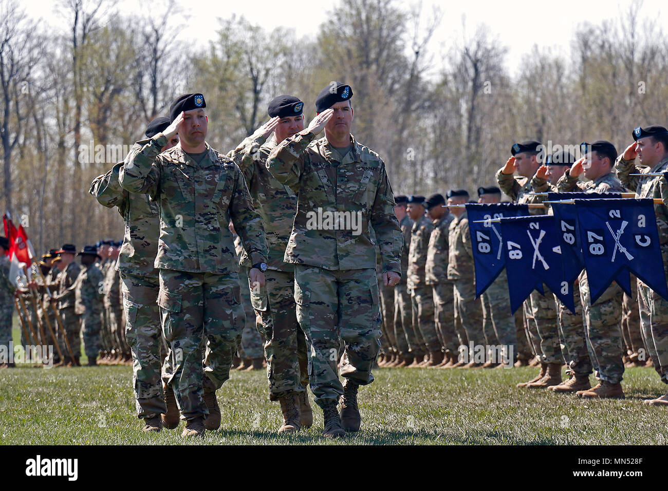 Brig. Gen. Patrick Donahoe (right), 10th Mountain Division acting ...