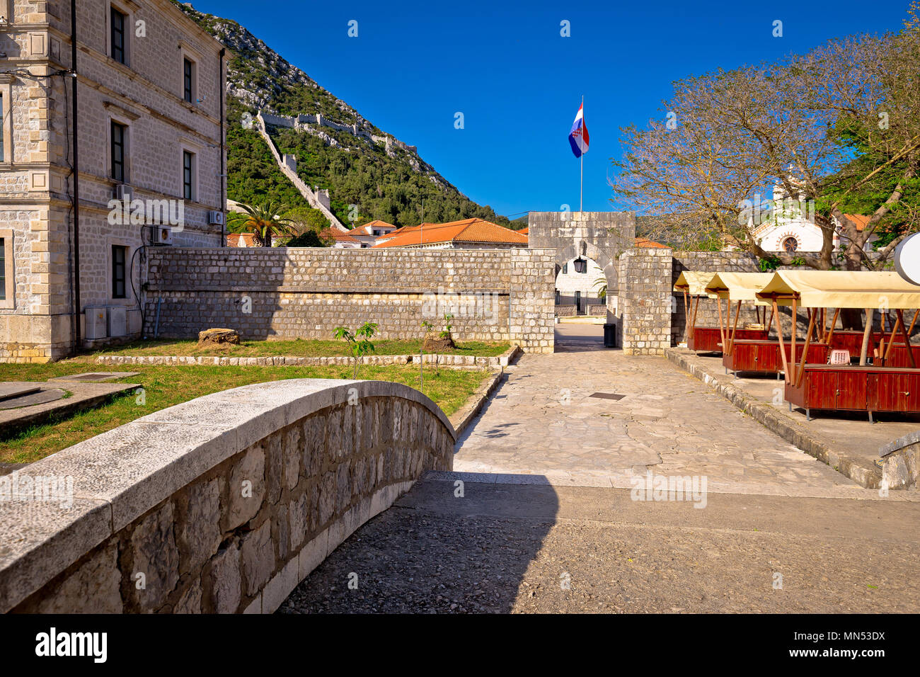 Ston croatia wall hi-res stock photography and images - Alamy