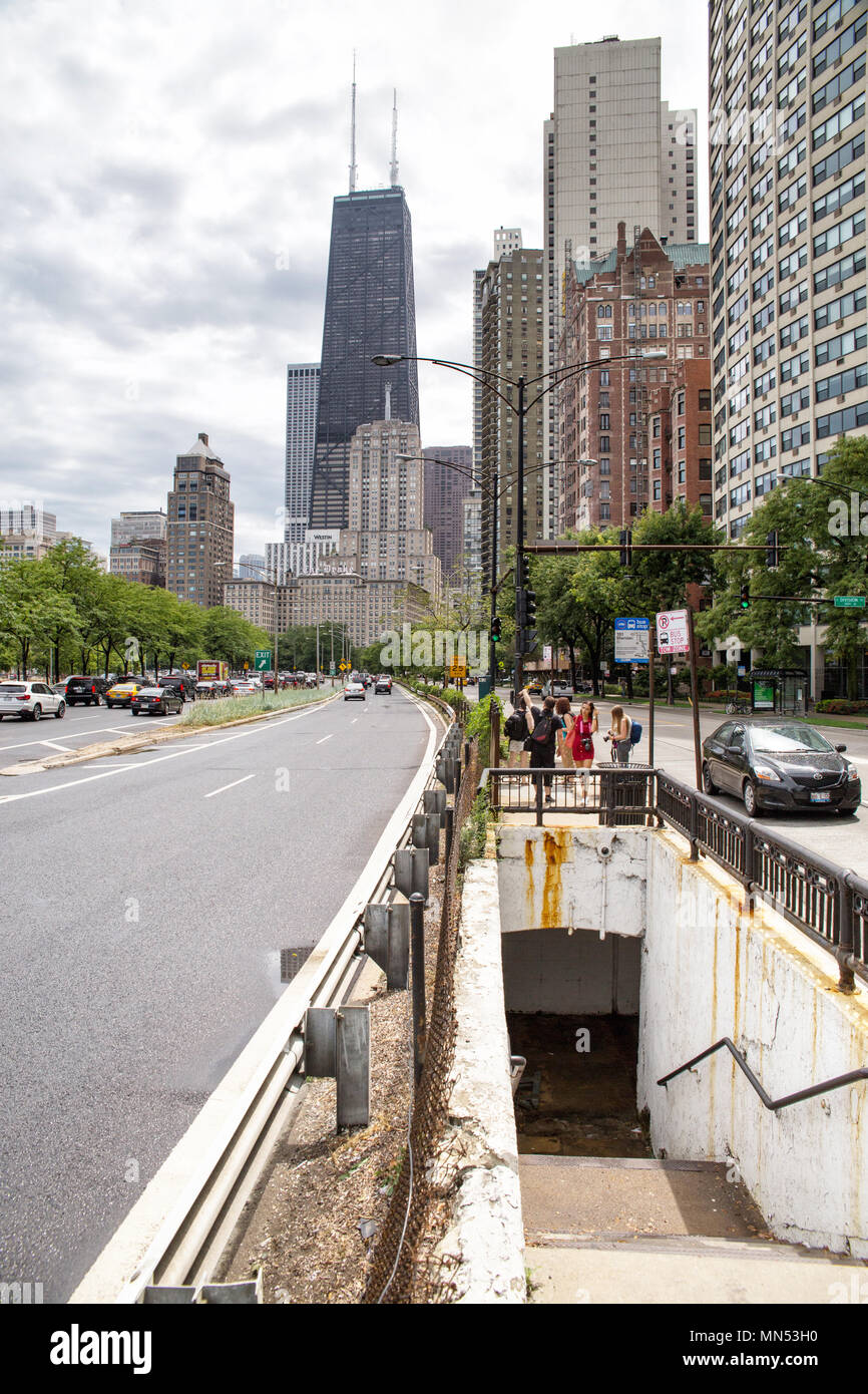Downtown, Chicago, Illinois, USA Stock Photo - Alamy