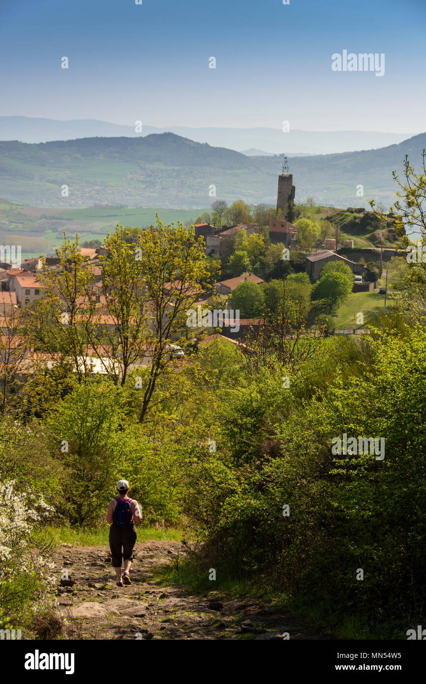 Le Crest village. Puy de Dome. Auvergne. France Stock Photo - Alamy