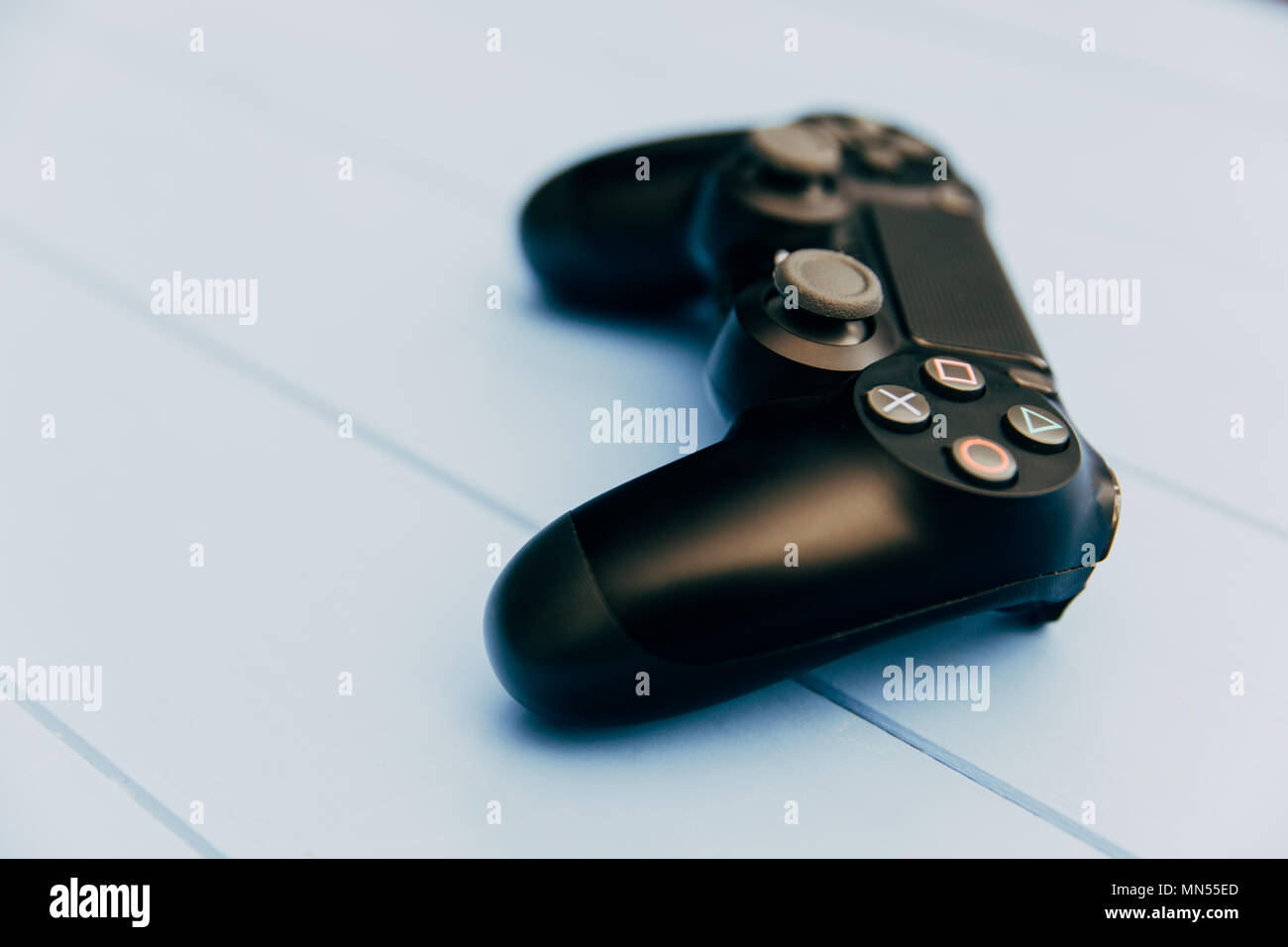 Black gaming controller hi-res stock photography and images - Alamy