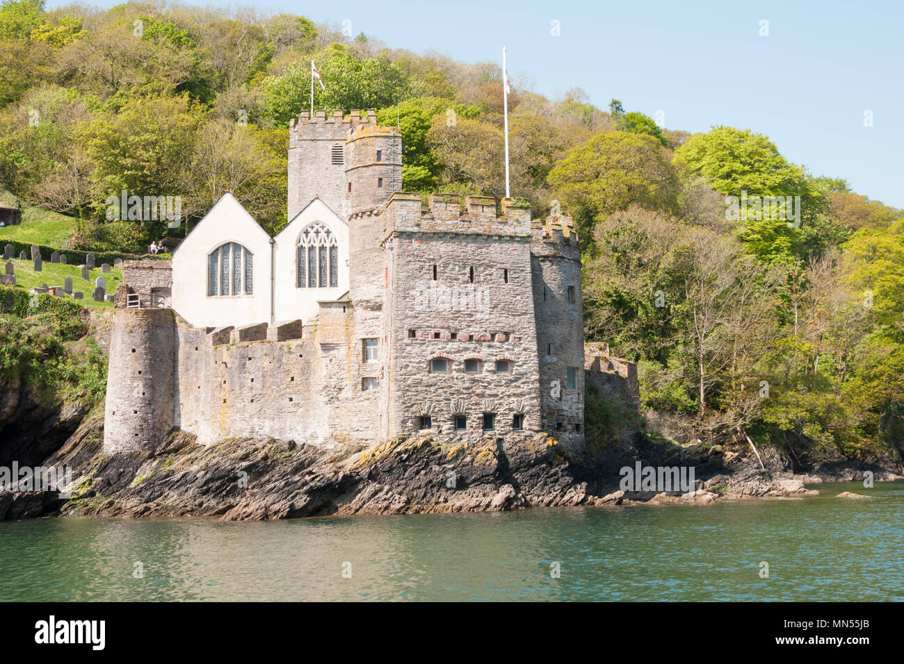 Dartmouth castle, Kingswear Devon UK Stock Photo - Alamy
