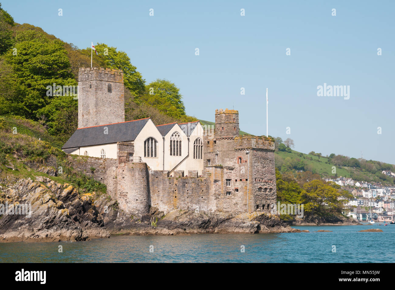 Dartmouth Castle Kingswear Devon UK Stock Photo - Alamy