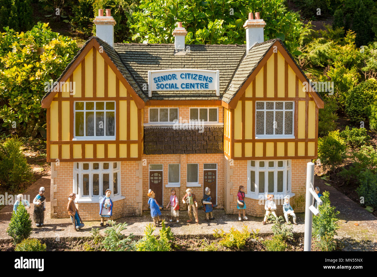 Model village people hi-res stock photography and images - Alamy