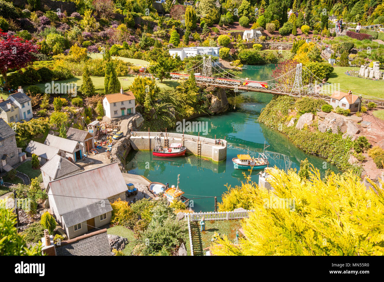 Babacombe model village, Devon UK Stock Photo - Alamy