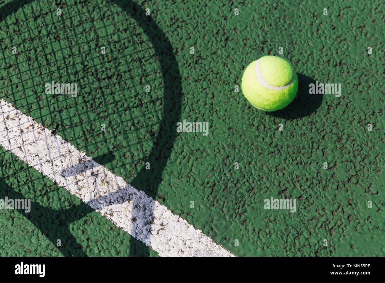 Racket shadow hi-res stock photography and images - Alamy