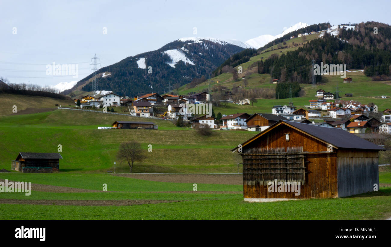 City in the alps hi-res stock photography and images - Alamy