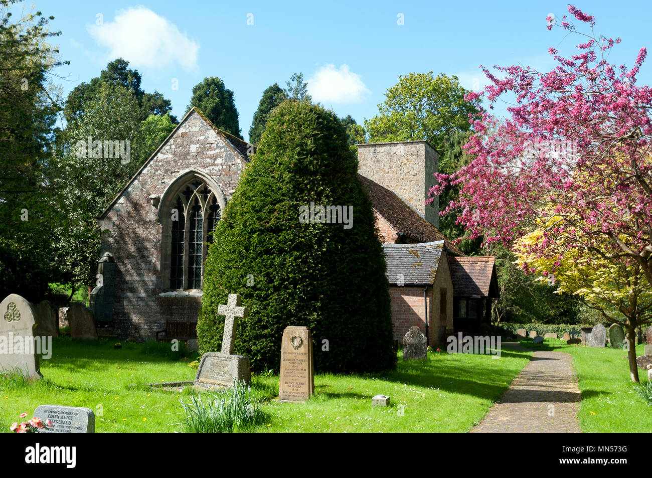 Holy Cross Church, Moreton Morrell, Warwickshire, England, UK Stock ...