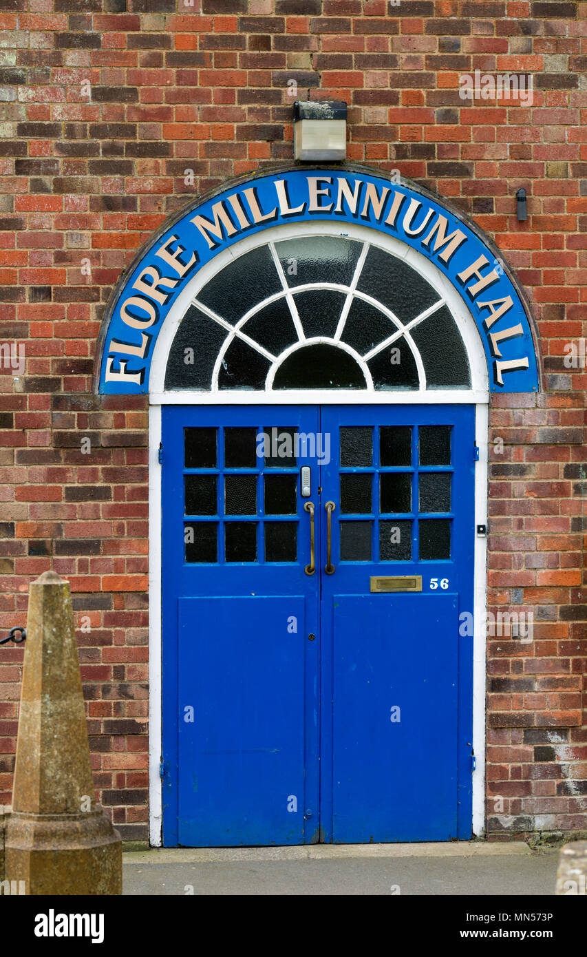 The Millennium Hall, Flore, Northamptonshire, England, UK Stock Photo ...