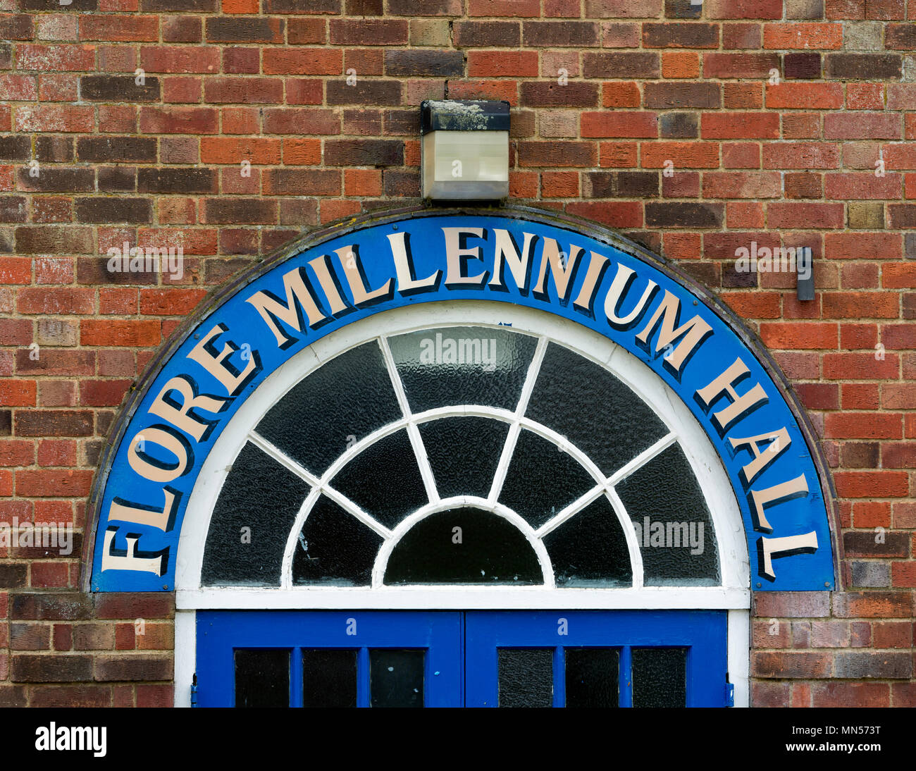 The Millennium Hall, Flore, Northamptonshire, England, UK Stock Photo ...