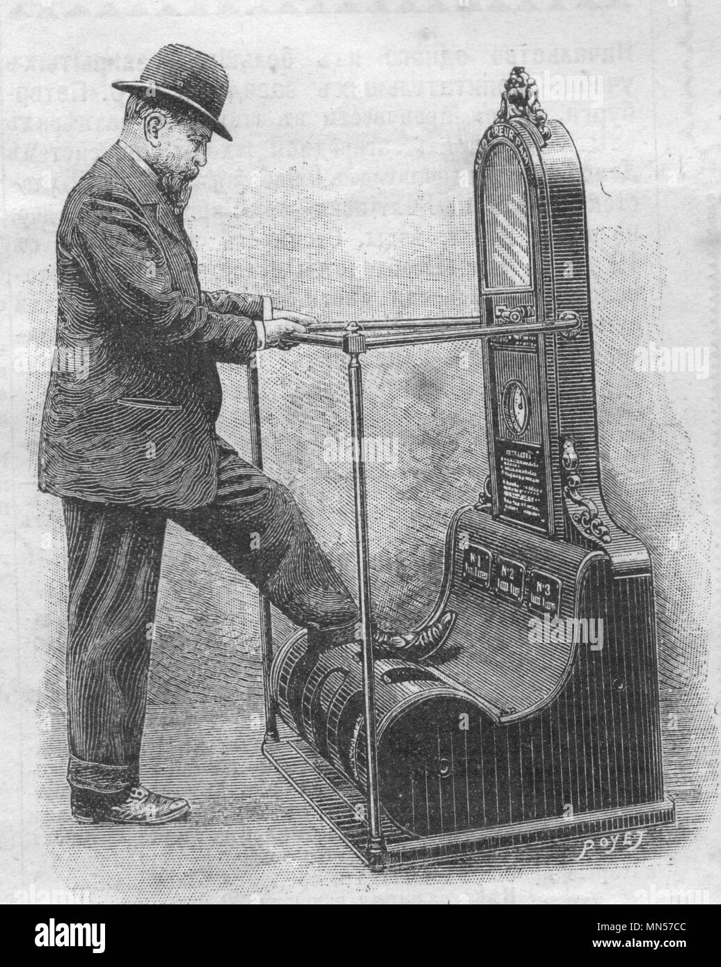 Engraved machine Black and White Stock Photos & Images - Alamy