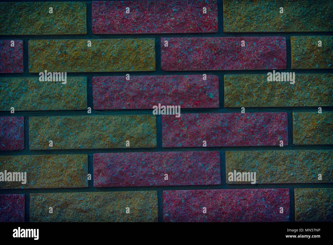 Brick texture of old vintage building, design concept Stock Photo - Alamy