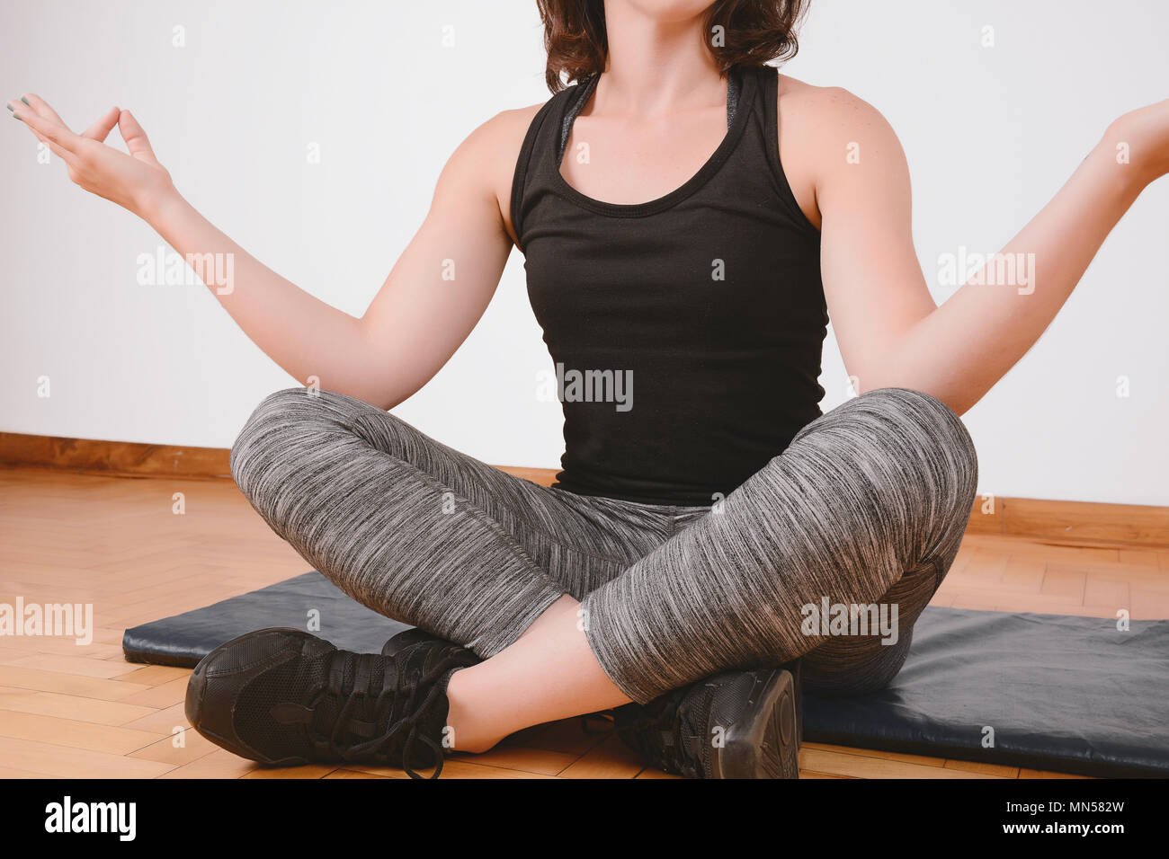 Half sitting position hi-res stock photography and images - Alamy
