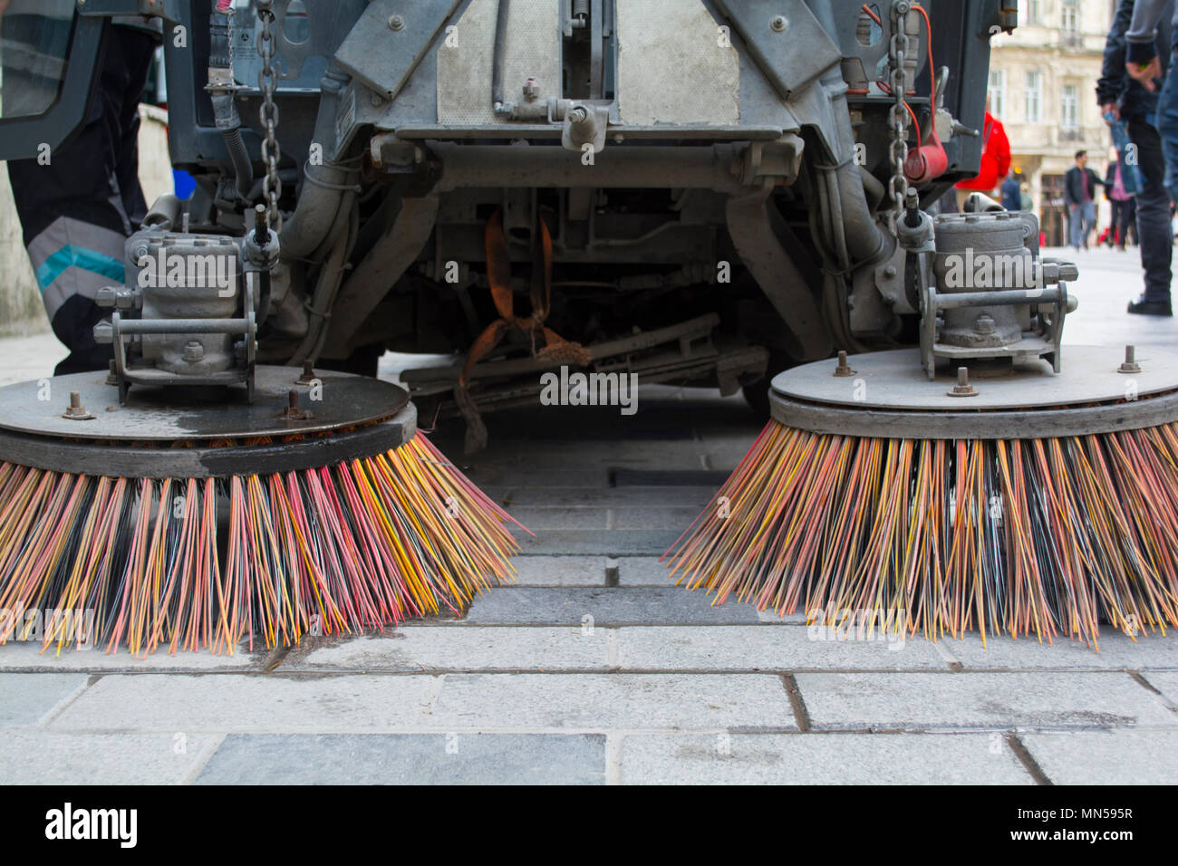 Street cleaning machine hi-res stock photography and images - Alamy