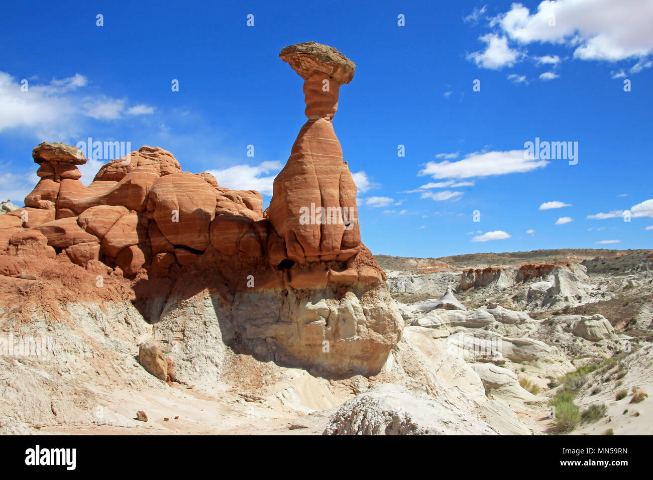 Toadstool Hoodoos, Paria Rimrocks in Grand Staircase-Escalante National ...