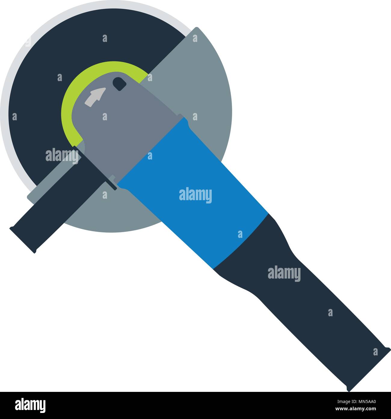 Grinder icon. Flat color design. Vector illustration Stock Vector Image ...